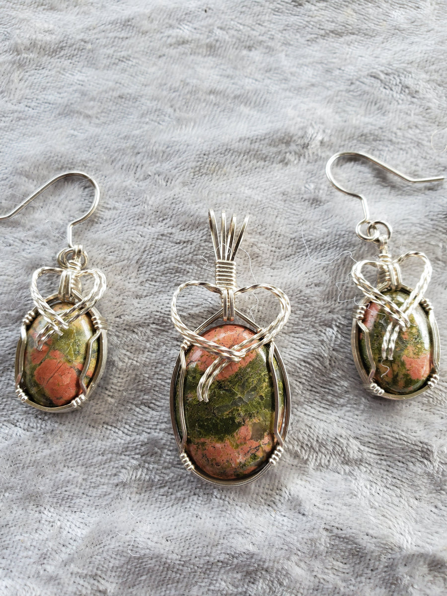 Wire Wrapped Sets – Treasure Tree Wire Wrapped Jewelry
